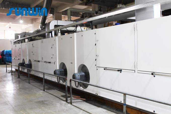 Multi Pass Tensionless Fabric Relaxation Machine For Towel Fabrics