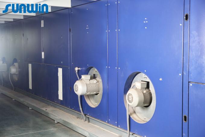 8 Chamber 2400mm Textile Dyeing Machine Open Width Knit Fabric Heat ...