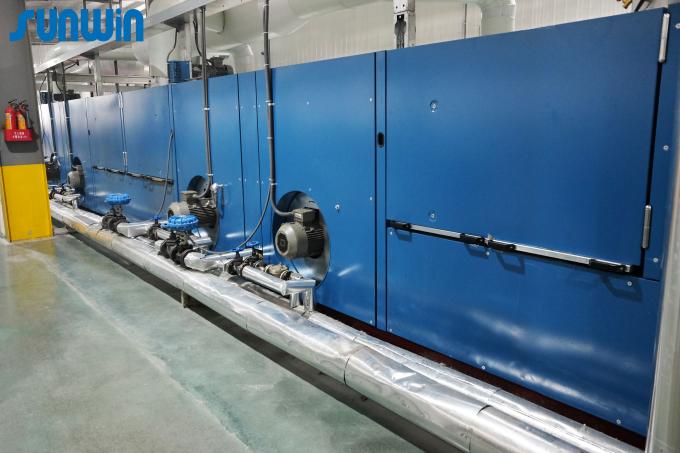 185KW Gas Heated Heat Setting In Textile Stenter Machine For Heavy ...