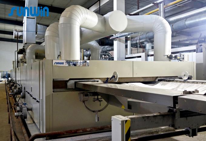 8 Chamber Single Padder Automatic Weft Straightener Machine Stenter ...